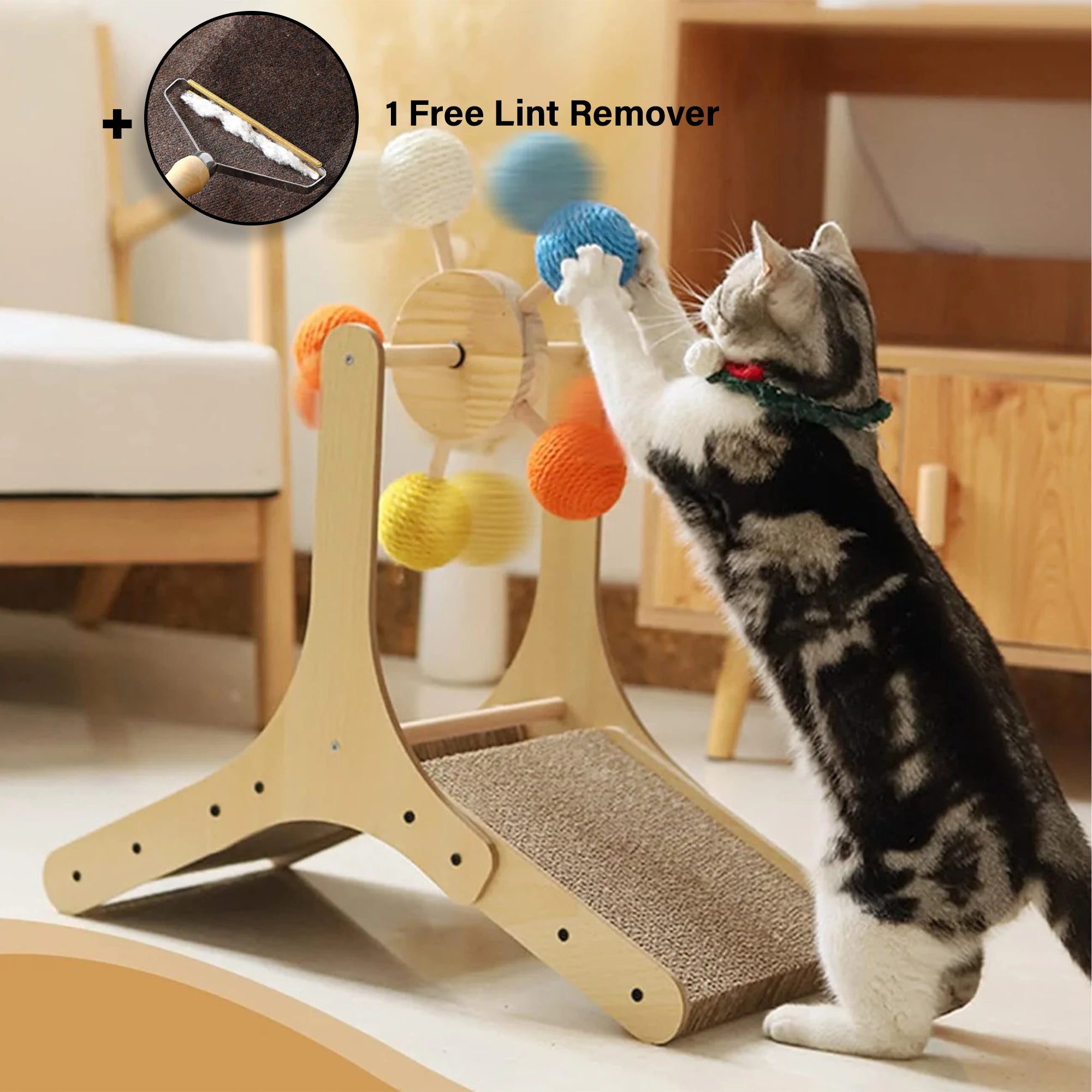PawFun™ Carousel Scratch Toy – paw-fun.uk PawFun™ Carousel Scratch Toy – paw-fun.uk